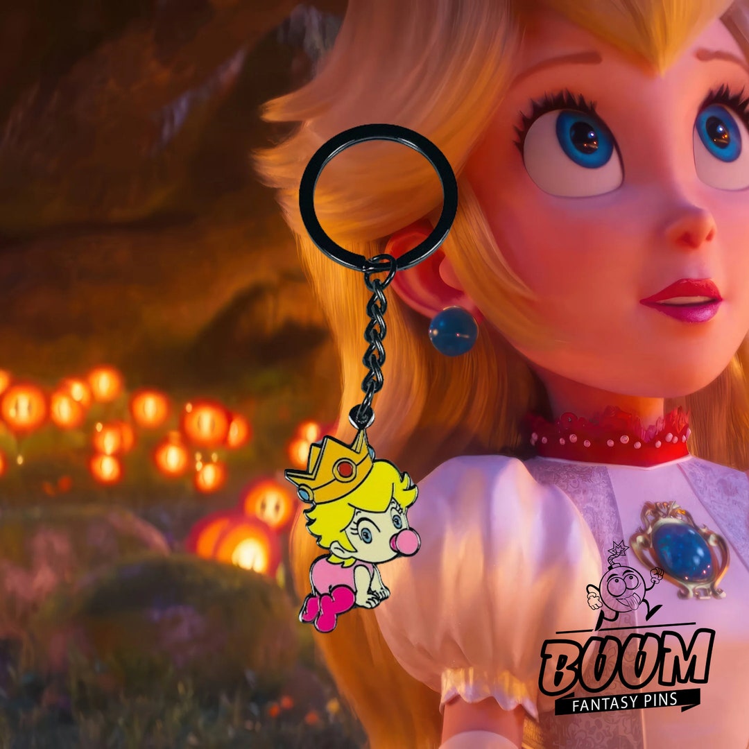 Princess Peach, Mario Bross: Princess Peach Keychain, Fantasy Keychains ...