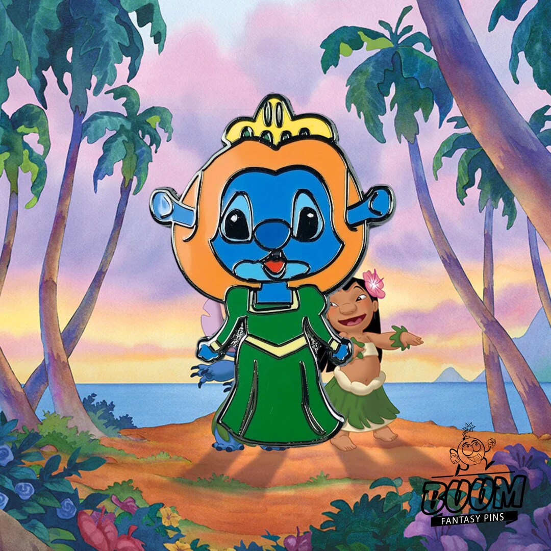 Stitch Pins, Stitch as Fiona, Lilo&stitch: Adorable Disney Fantasy Pins ...