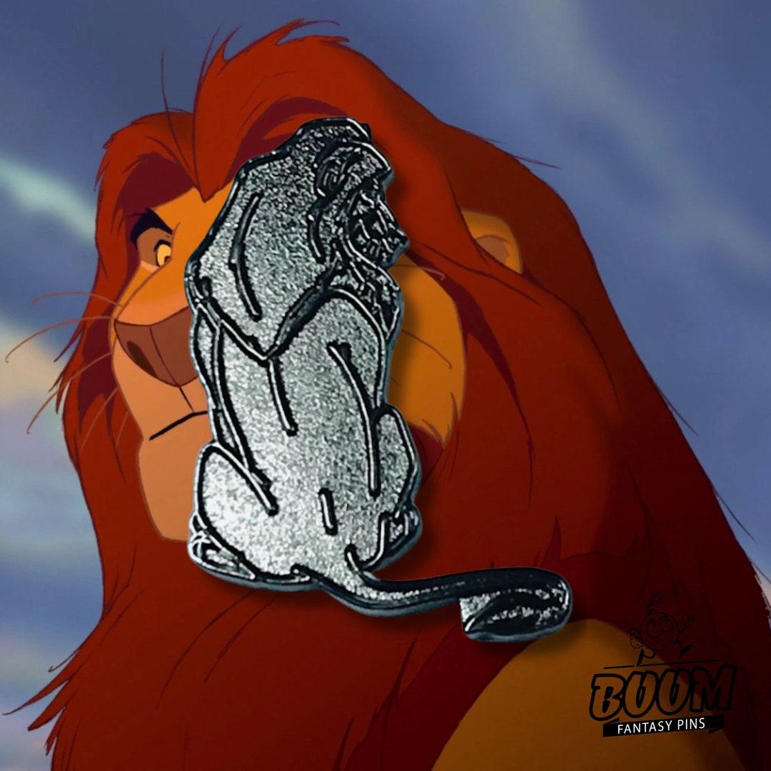 Lion King Pin Mufasa Enamel Pin Test the Lion King Disney - Etsy