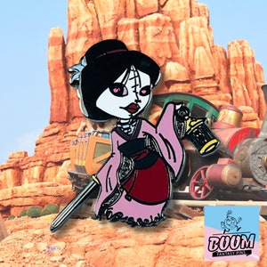 Mulan Zombie Enamel Pin Disney Fantasy Pins Mulan Pin - Etsy