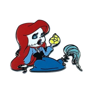 Ariel as Zombie the Little Mermaid Disney Fantasy Pins - Etsy