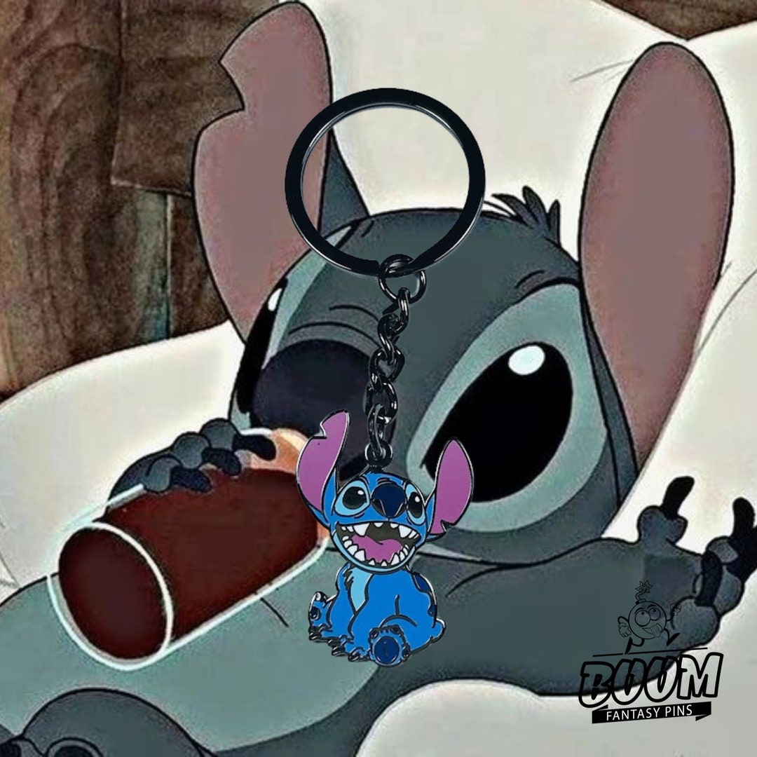 Stitch Keychain, Stitch, Lilo&stitch: Adorable Disney Fantasy Keychains ...