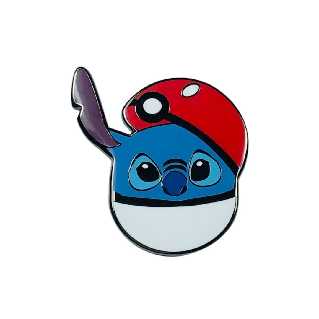 Stitch in Poké Ball From Lilo & Stitch, Disney Fantasy Pins, Test ...