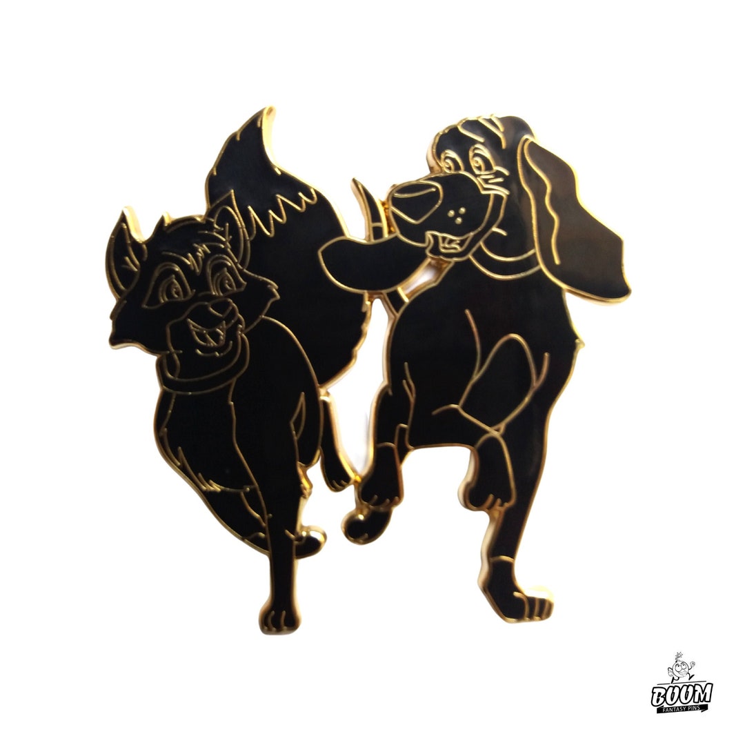 Todd and Cooper, Oliver & Company, A Magic Disney Fantasy Pins, Black ...