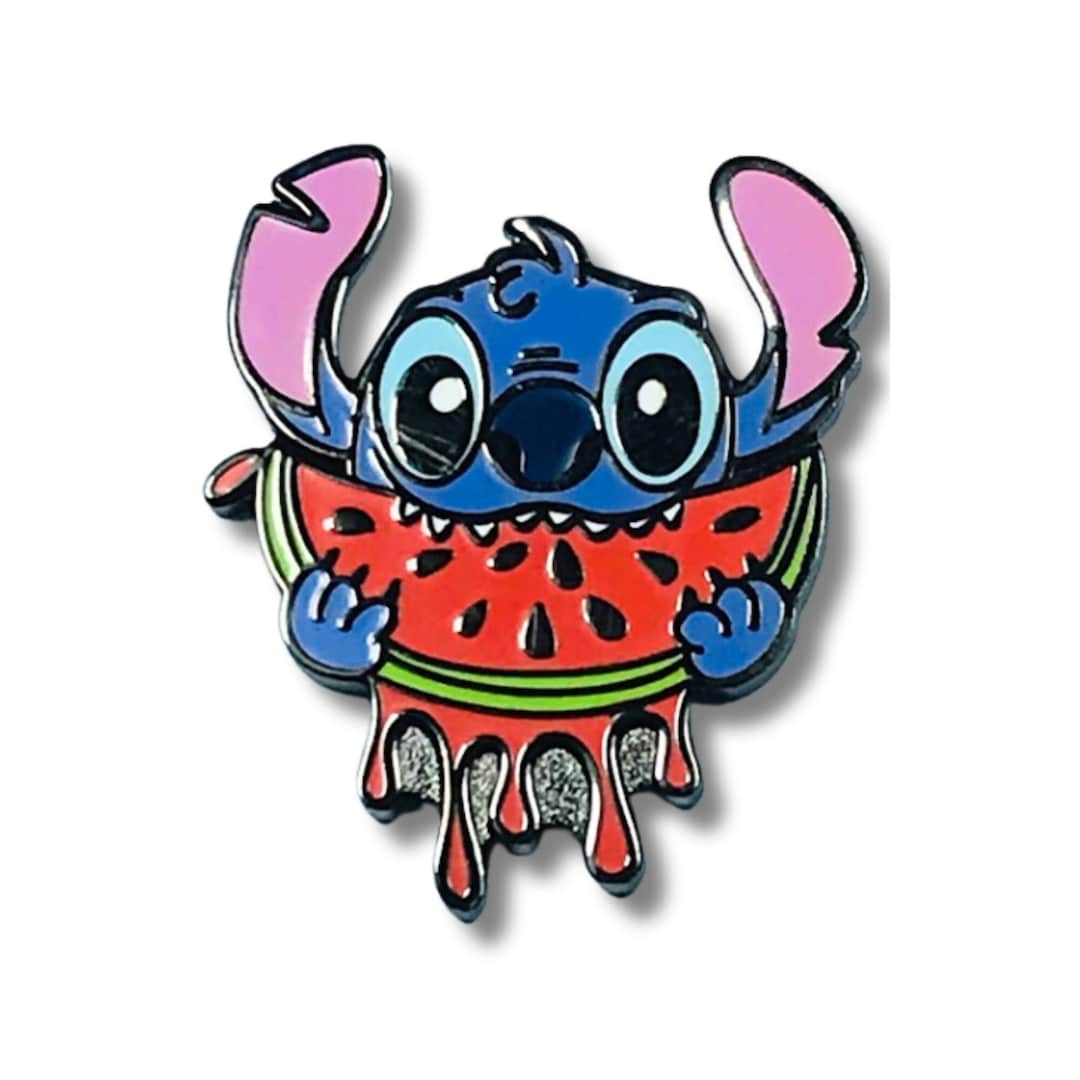 Stitch Eating Watermelon, Lilo and Stitch: Disney Fantasy Pins, His ...