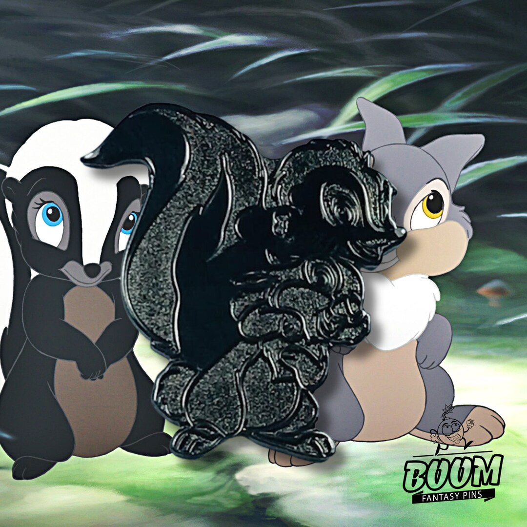 Flower & Thumper Pins Bambi Test Disney Fantasy Pins Flower - Etsy