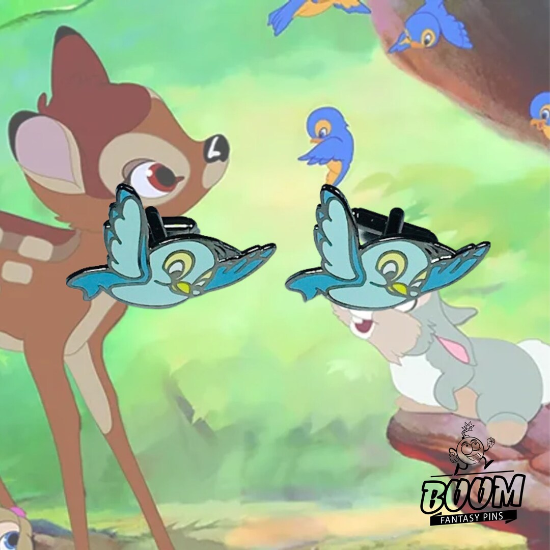 Bambi Blue Bird Cufflinks Bambi Enchanting Disney Fantasy Cufflinks ...