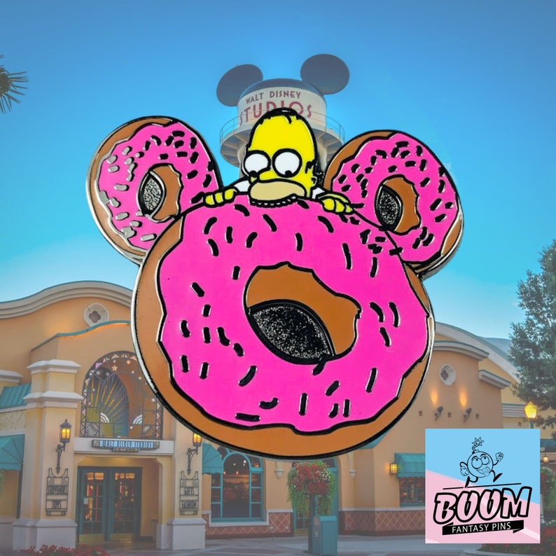 Pin – Homer Simpson From the Simpsons – Disney Fantasy - Etsy