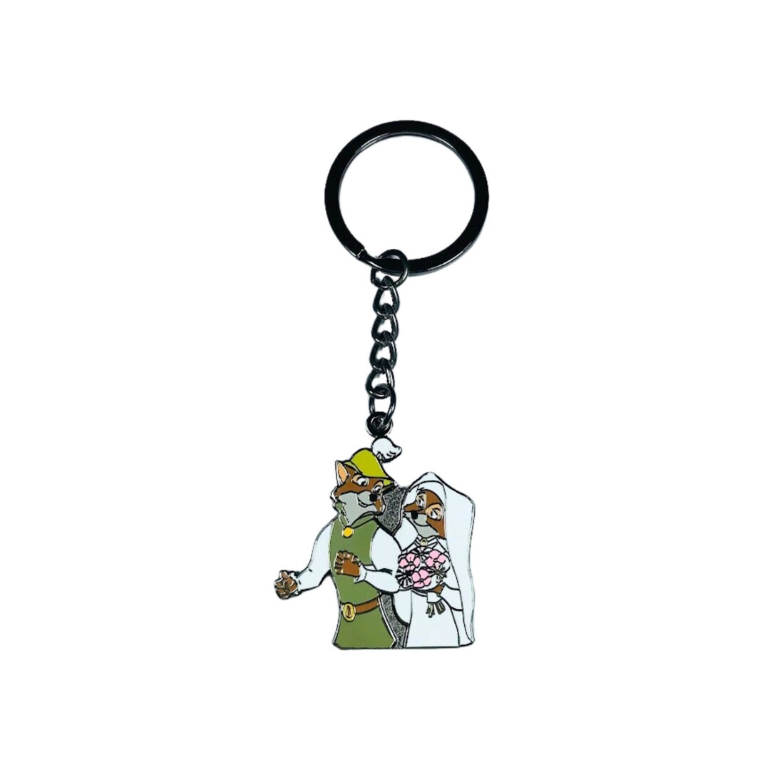 Marian & Robin Keychain, Robin Hood, Disney Fantasy Keychains, Lady ...