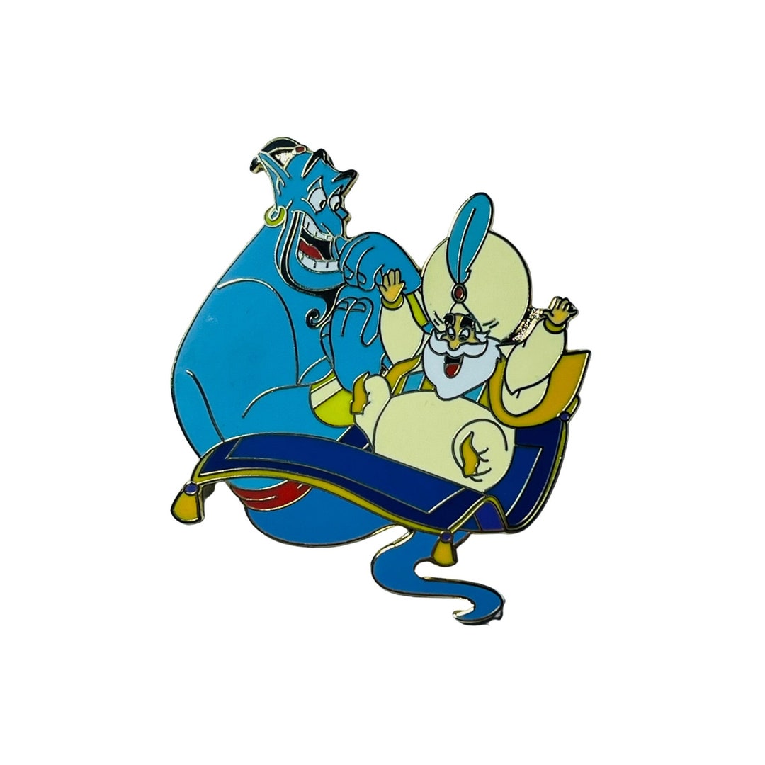 Genie and Sultan From Aladdin Pin: A Magical Disney Fantasy Pins, the ...