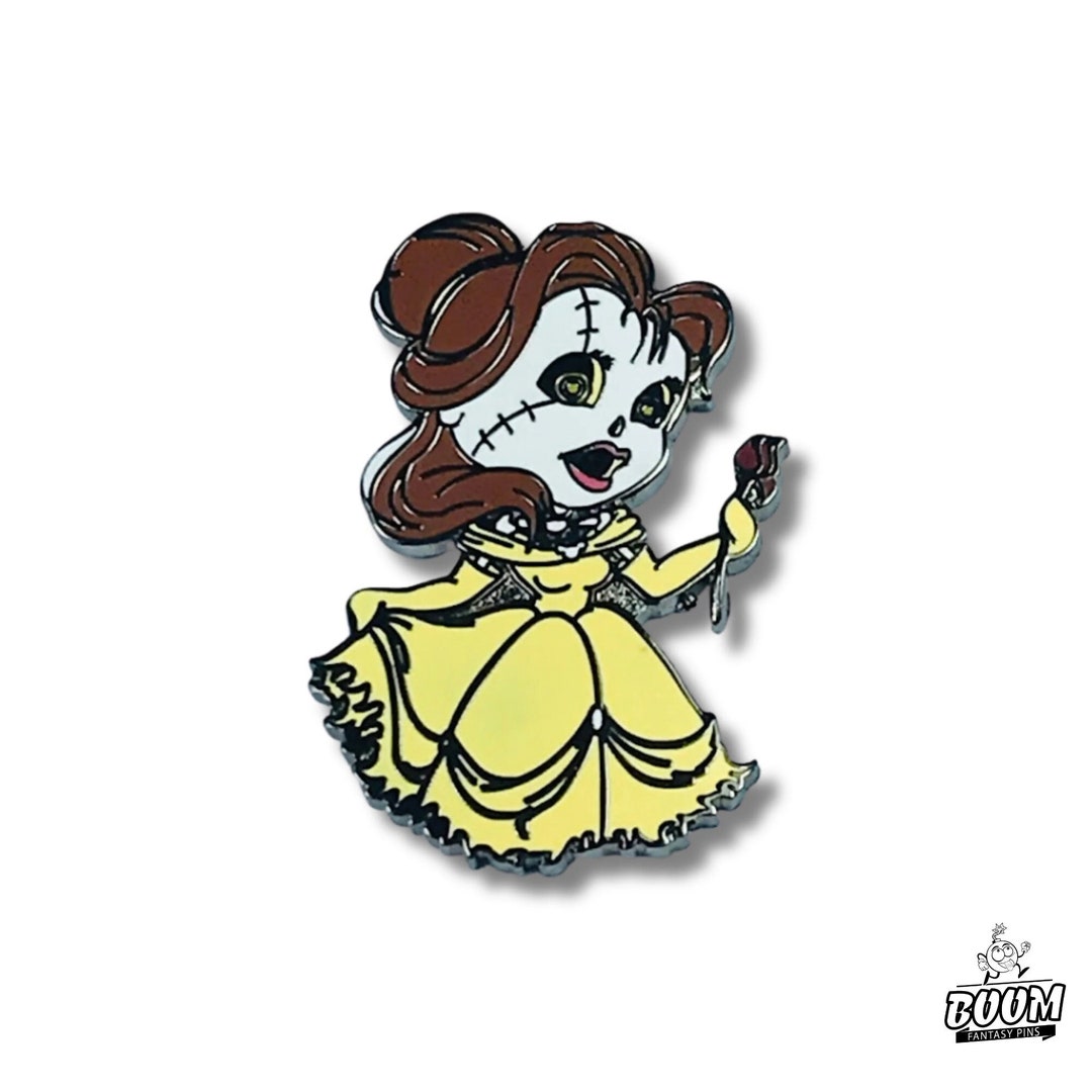 Pin – Belle as Zombie From Beauty and the Beast – Disney Fantasy - Etsy