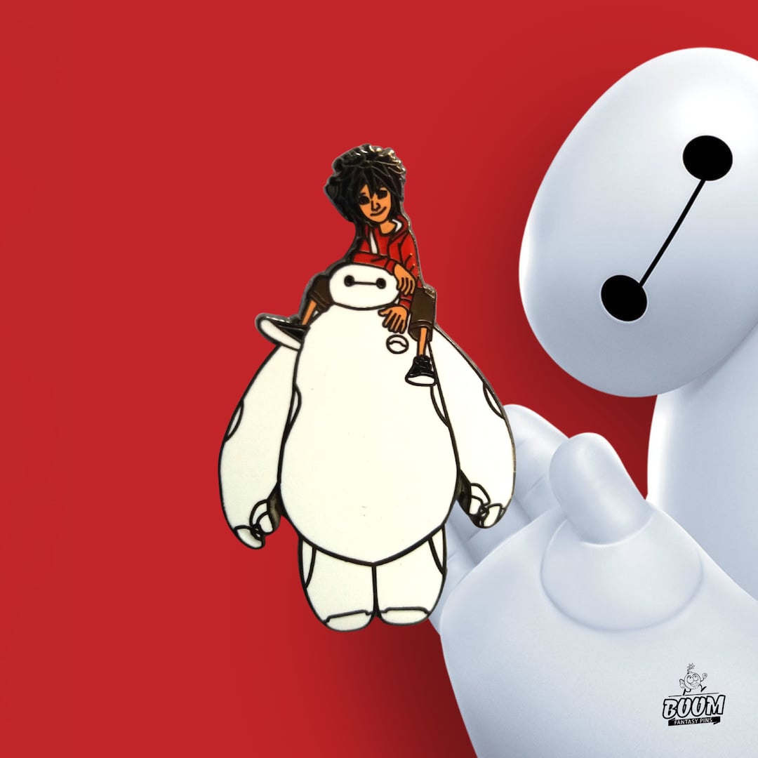 Baymax Pin, Hiro Hamada & Baymax, Big Hero 6: Cute Disney Fantasy Pins ...