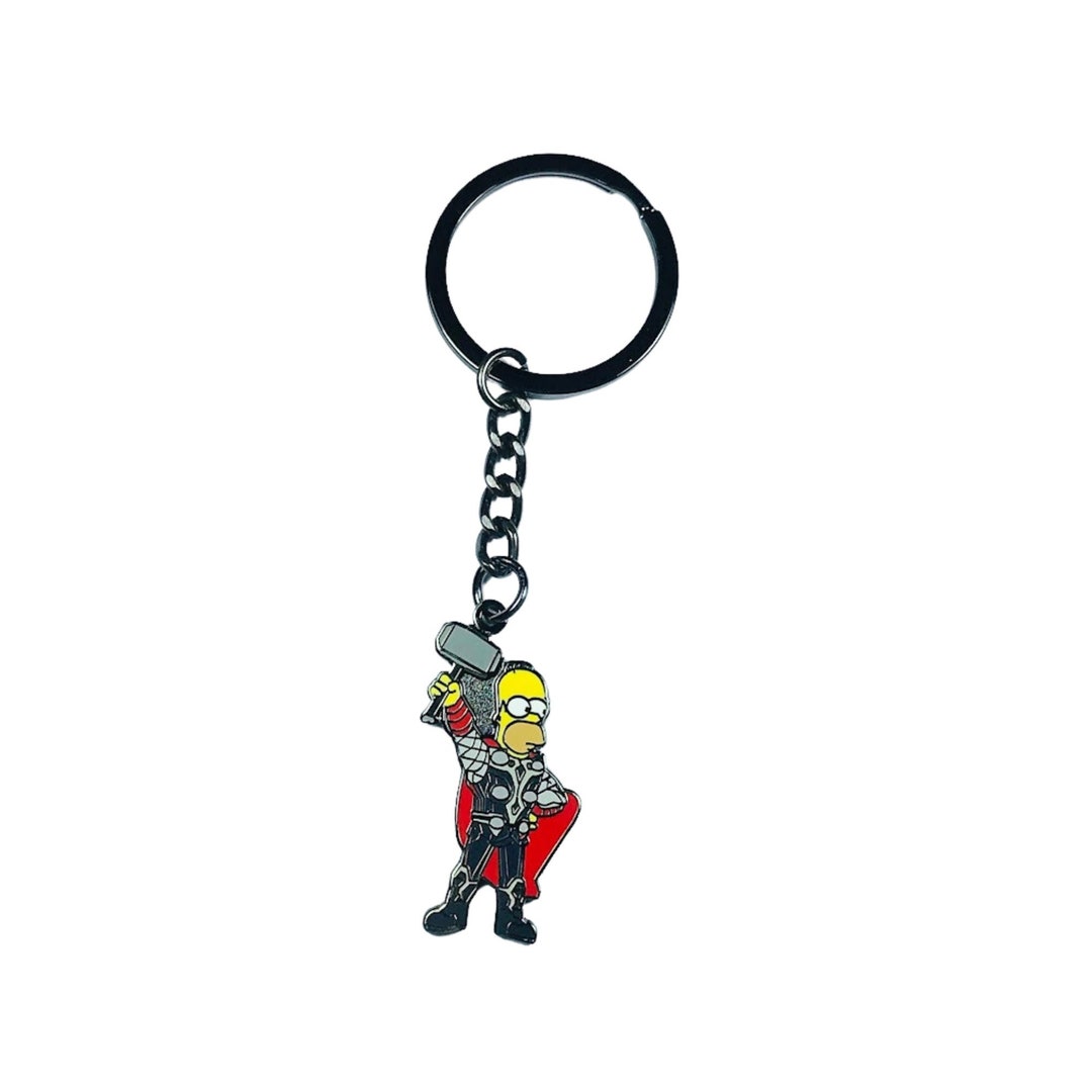Homer Simpsons Keychain, the Simpsons: Unique Fantasy Keychains ...
