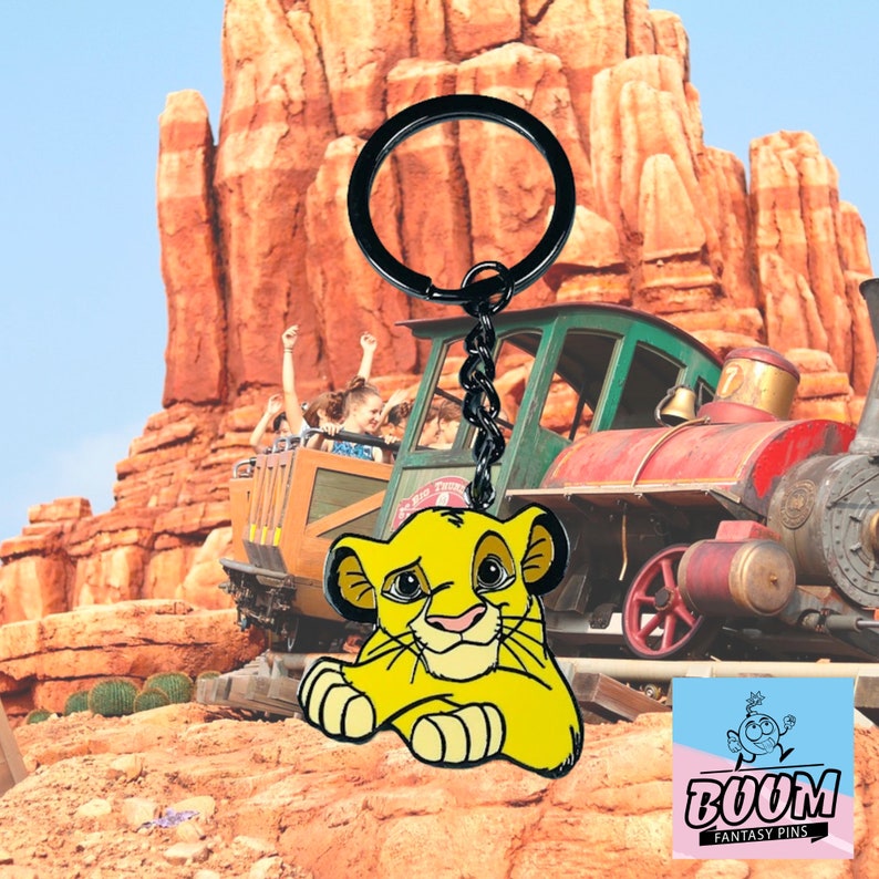 Keychain – Simba From the Lion King – Disney Fantasy - Etsy