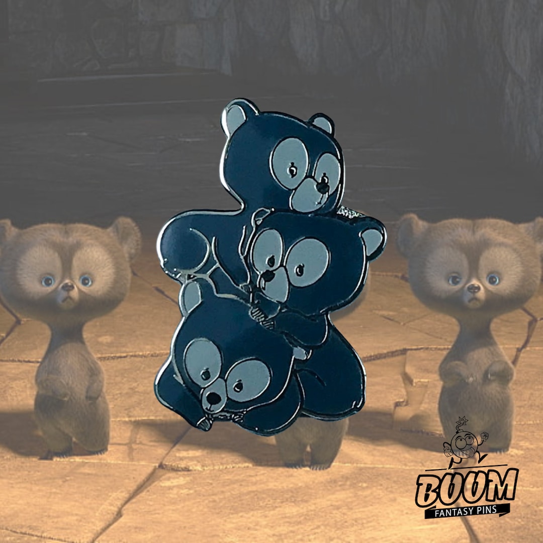 Brothers Bears Enamel Pin Brave Adorable Disney Fantasy Pins Merida's ...