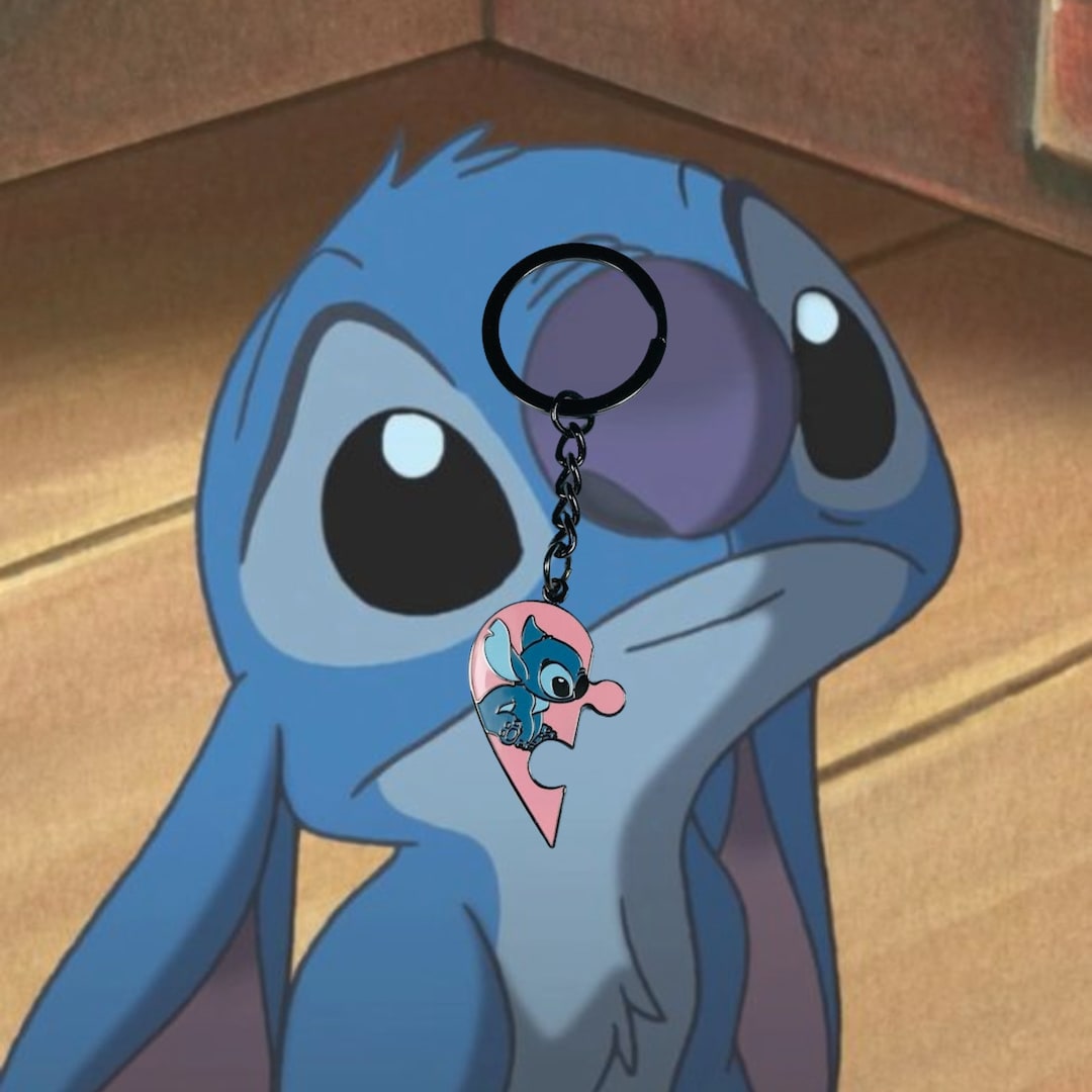 Stitch Keychain, Stitch Heart, Lilo&stitch: Adorable Disney Fantasy ...