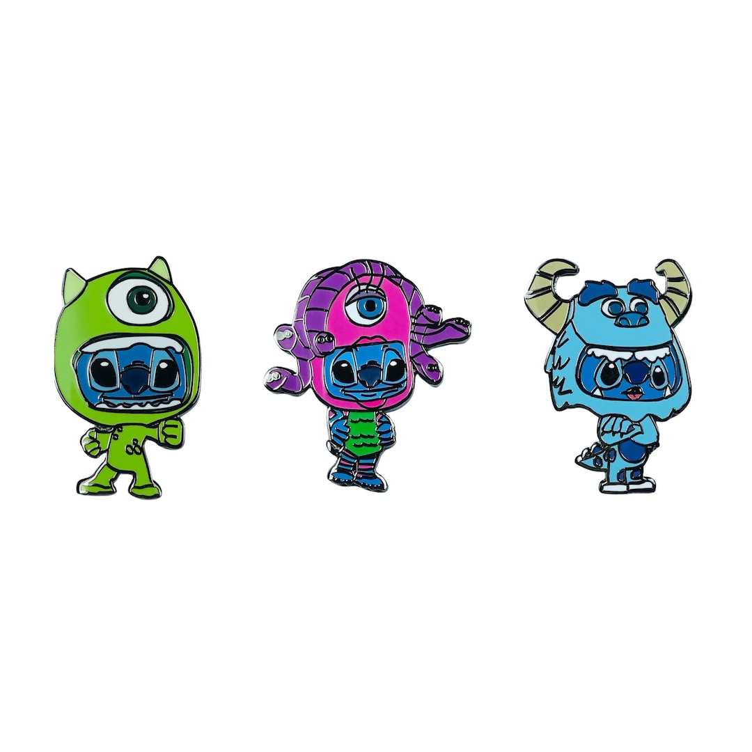 Stitch as Monster INC, Lilo&stitch: Adorable Disney Fantasy Pins ...