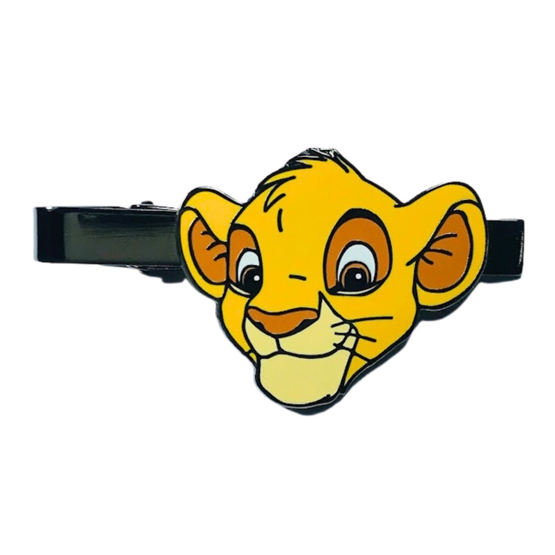 Lion King Tie Clip, Simba Face Tie Clip - Tie Bar, the Lion King ...