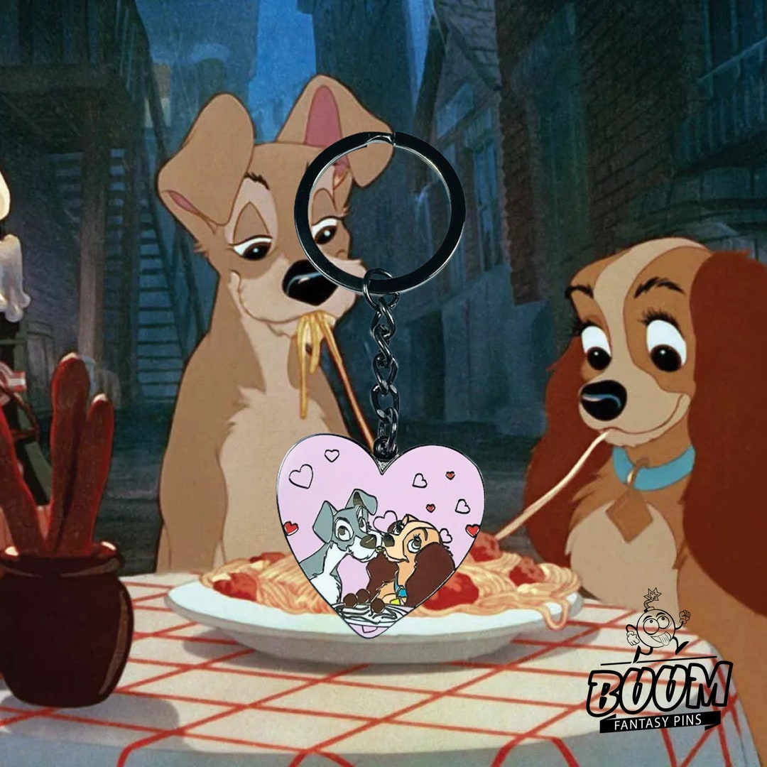 Lady and the Tramp Keychain, Lady and the Tramp, Disney Fantasy ...