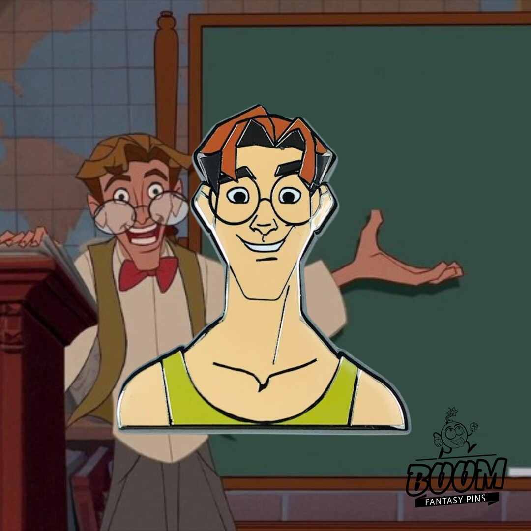 Milo James Enamel Pin, Atlantis: the Lost Empire, Disney Fantasy Pins ...