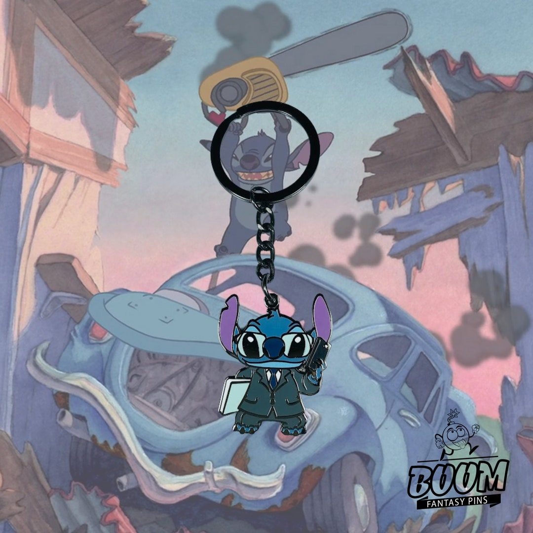 Stitch Keychain, Stitch, Lilo&stitch: Adorable Disney Fantasy Keychains ...
