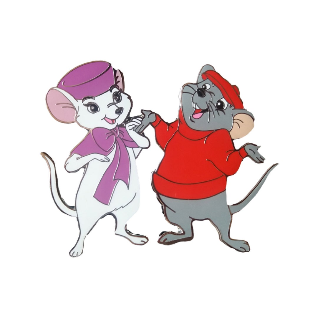 Pin – Bernard and Miss Bianca From the Rescuers – Disney Fantasy - Etsy