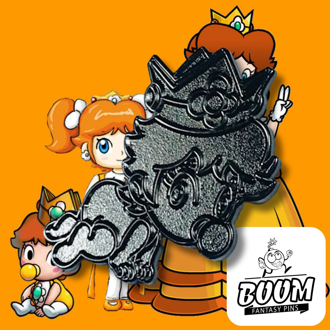 Princess Daisy Pin Test Super Mario Bross Fantasy Pins - Etsy