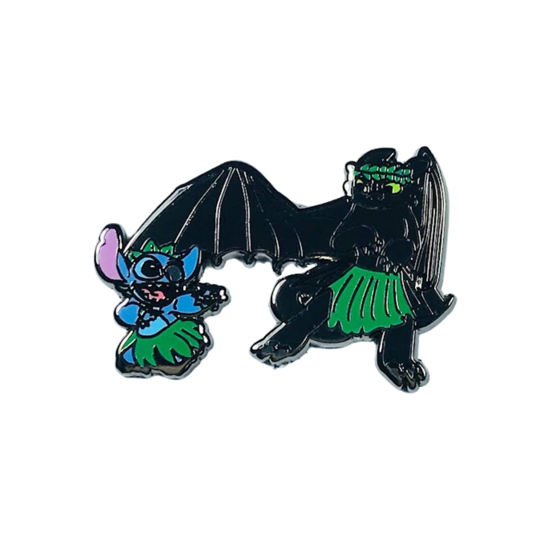 Stitch and Toothless From Lilo & Stitch, Disney Fantasy Pins, Test ...