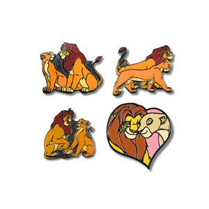 Adorable Collection Simba & Nala Smiles Pin, the Lion King, Disney ...