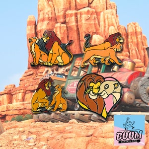 Adorable Collection Simba & Nala Smiles Pin, the Lion King, Disney ...