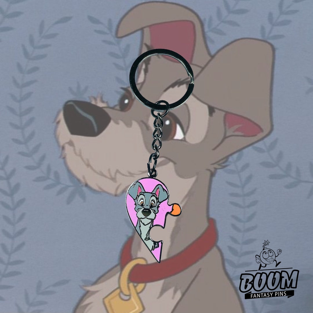 The Tramp Keychain, Lady and the Tramp, Disney Fantasy Keychains, Their ...