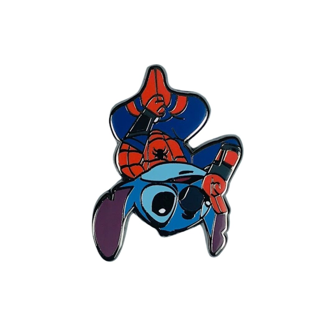 Stitch as Spider-man From Lilo & Stitch, Disney Fantasy Pins, Test ...