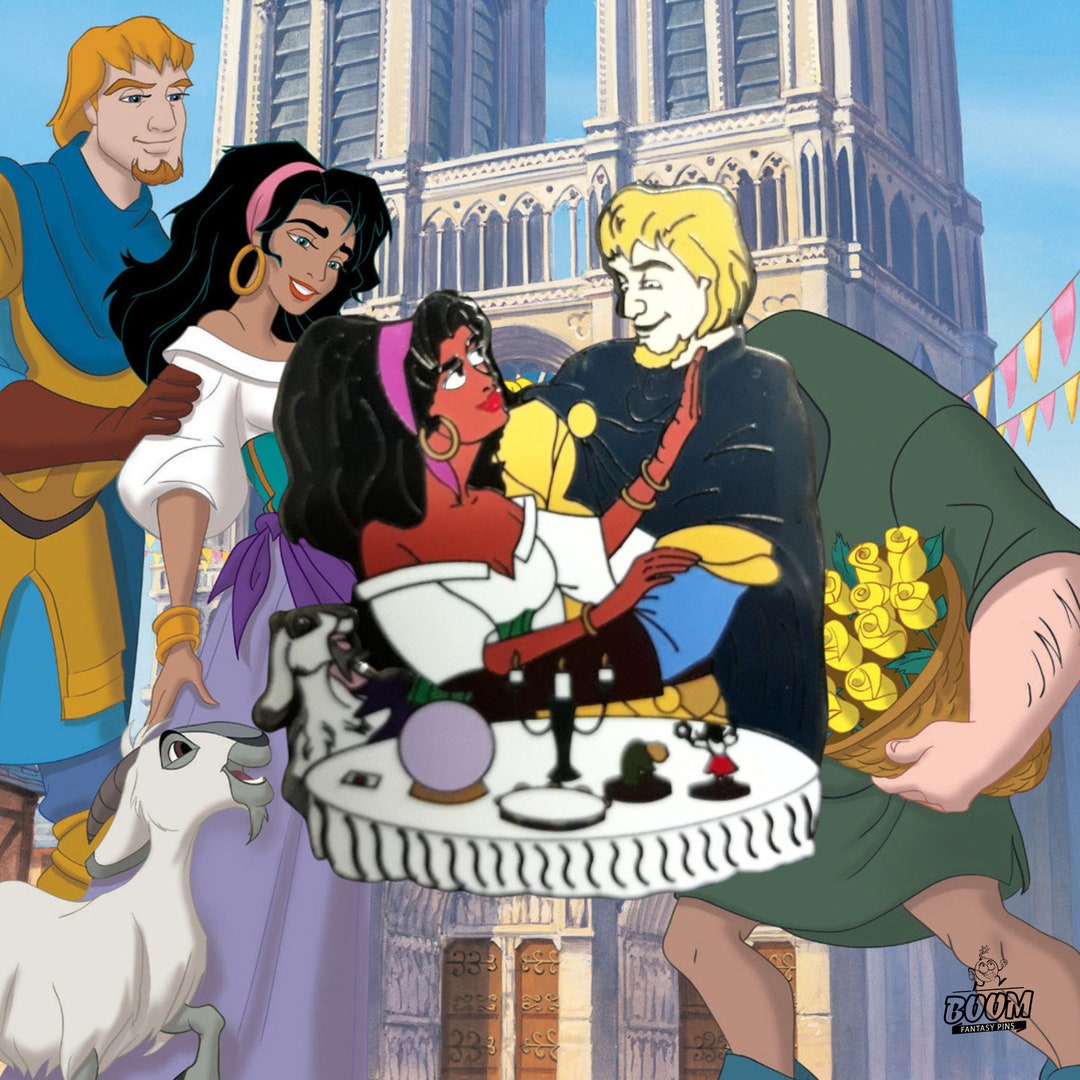 Esmeralda Pins, Esmeralda & Phoebus, the Hunchback of Notre Dame ...