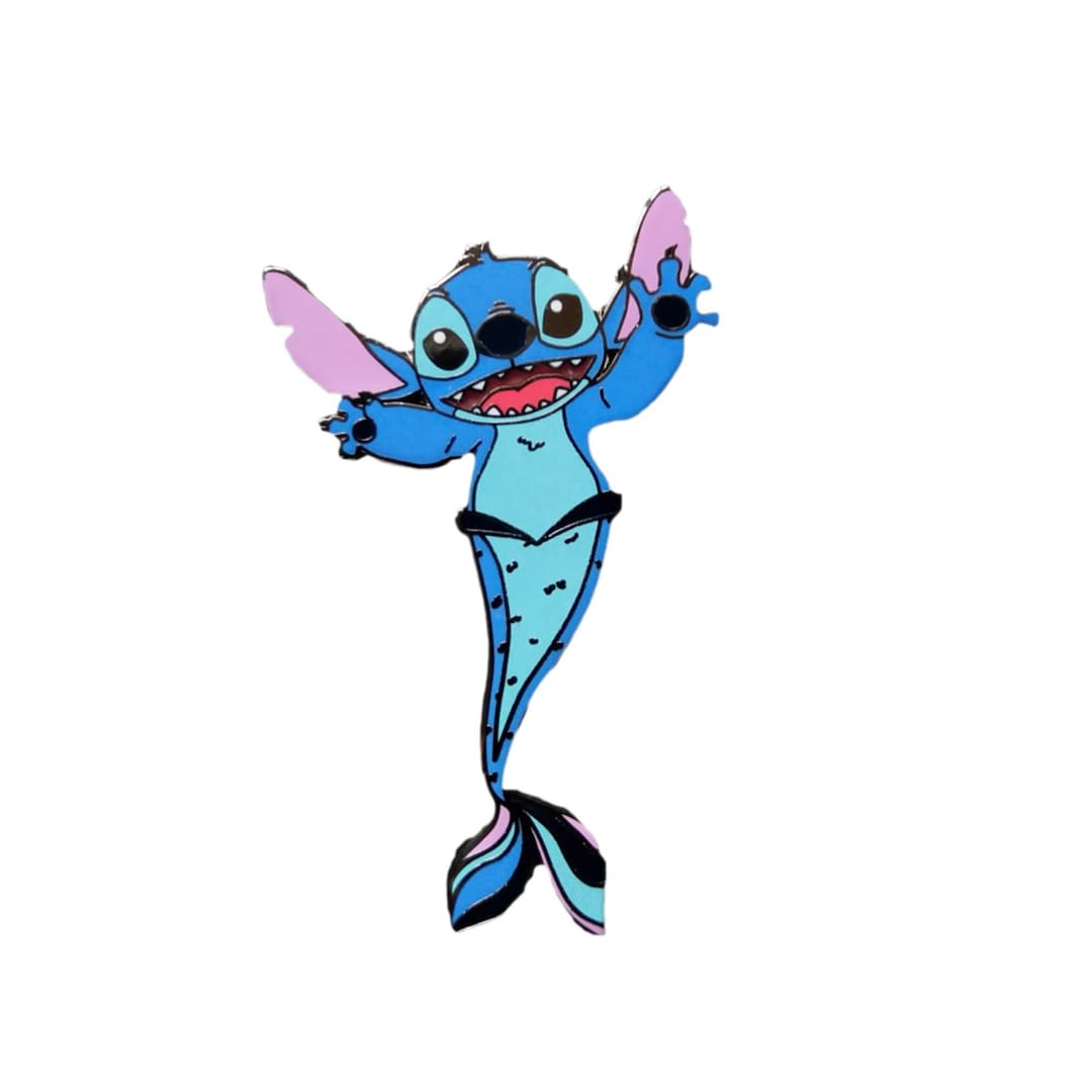 Stitch as Mermaid, Lilo & Stitch, Disney Fantasy Pins, Mermaids, His ...