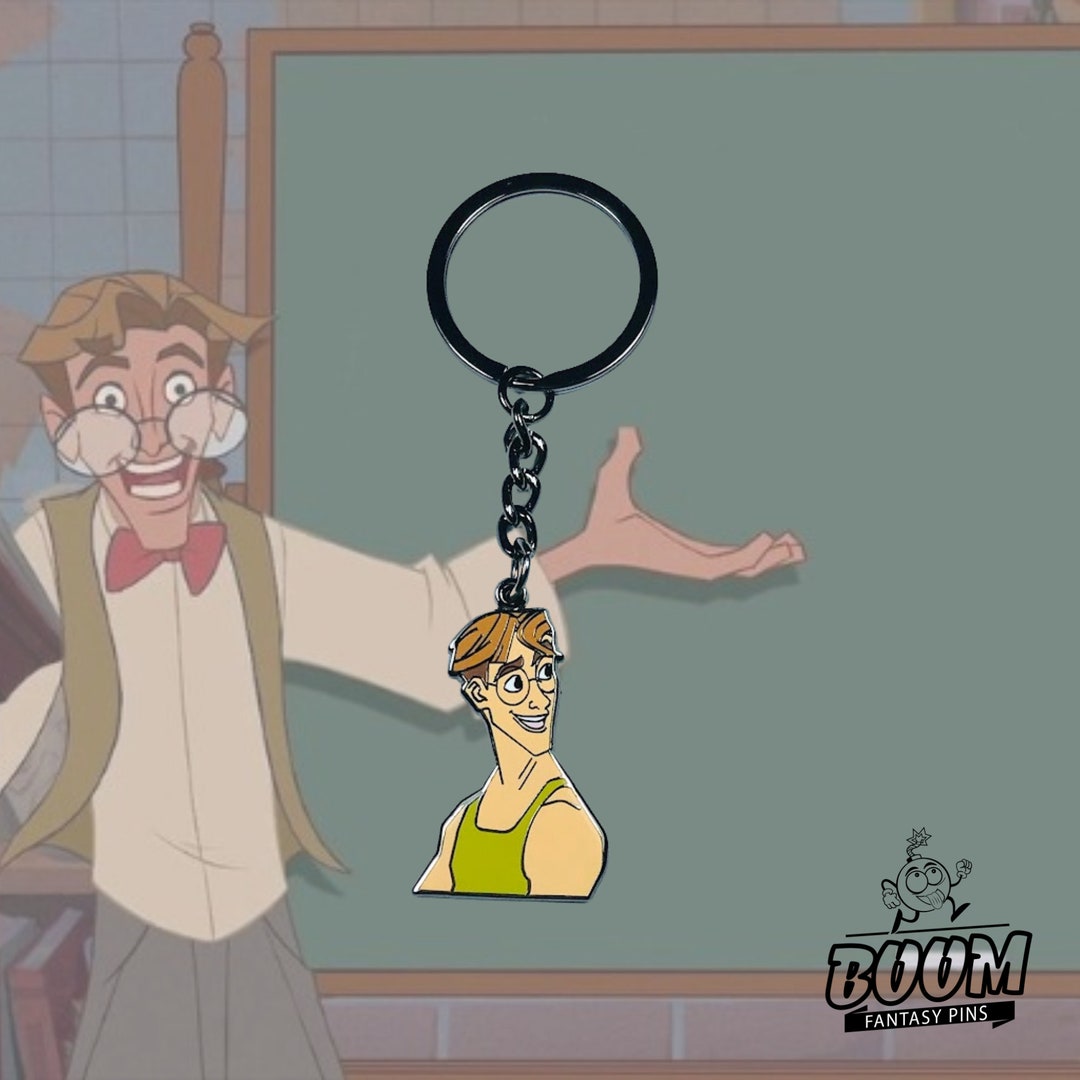 Milo Thatch Keychain, Atlantis: the Lost Empire, Disney Fantasy ...