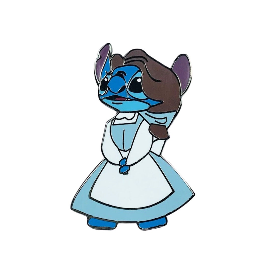 Stitch as Princess Belle, Lilo & Stitch, Disney Fantasy Pins, Belle ...