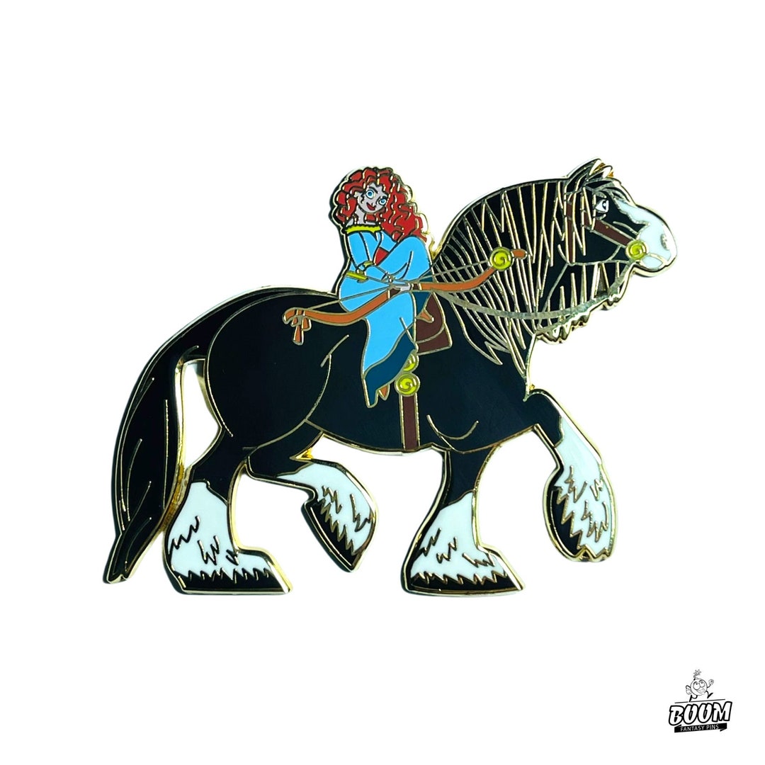 Merida, Brave, A Magic Disney Fantasy Pins, Brave, Princess Merida is a ...