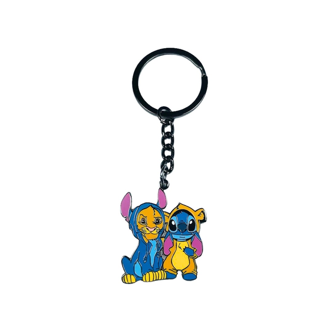 Stitch Keychain, Simba and Stitch, Lilo&stitch: Adorable Disney Fantasy ...