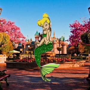 Tinker Bell as Mermaid, Tinkerbell: Disney Fantasy Pins, Perfect Gift ...