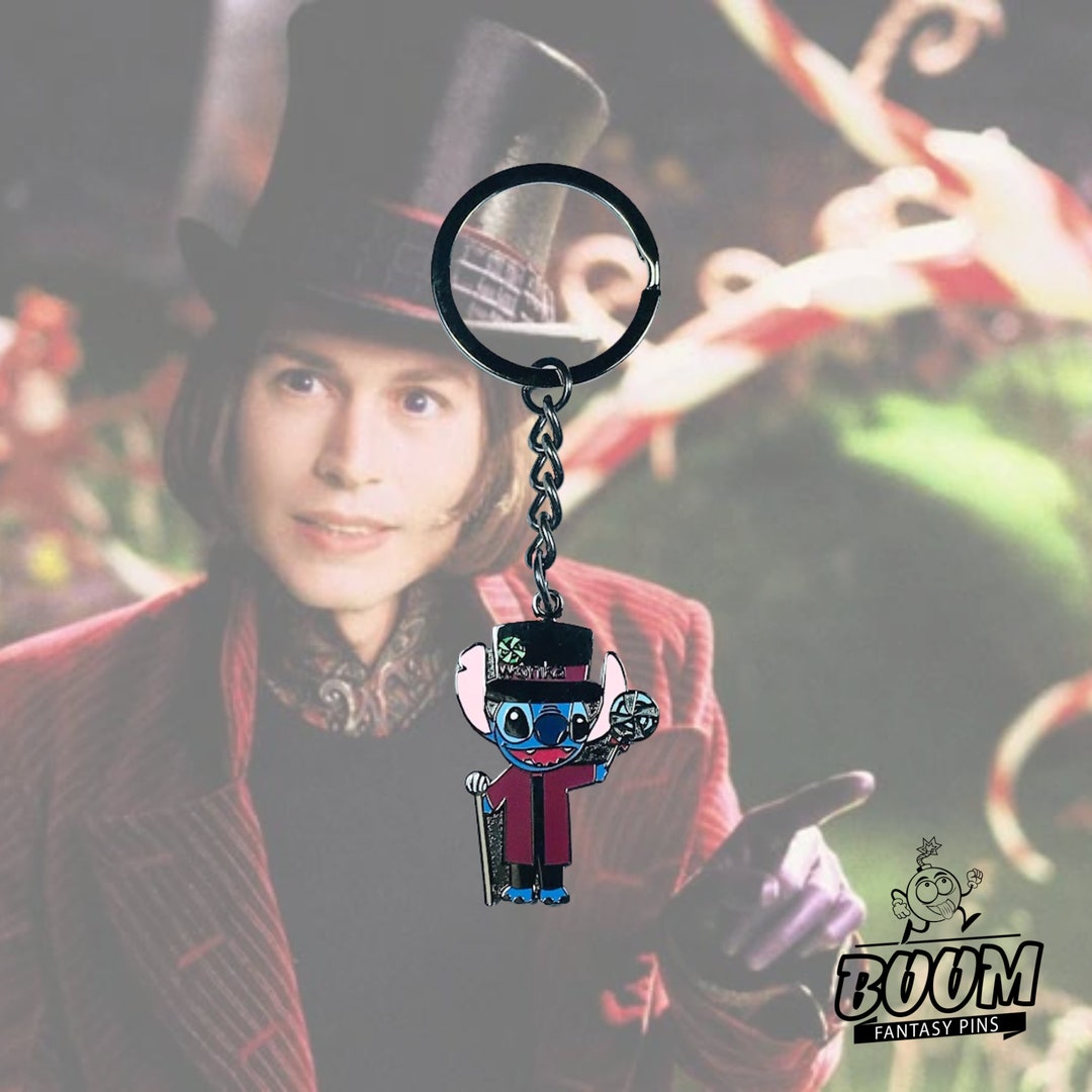 Stitch Keychain, Stitch as Willy Wonka, Lilo&stitch: Adorable Disney ...