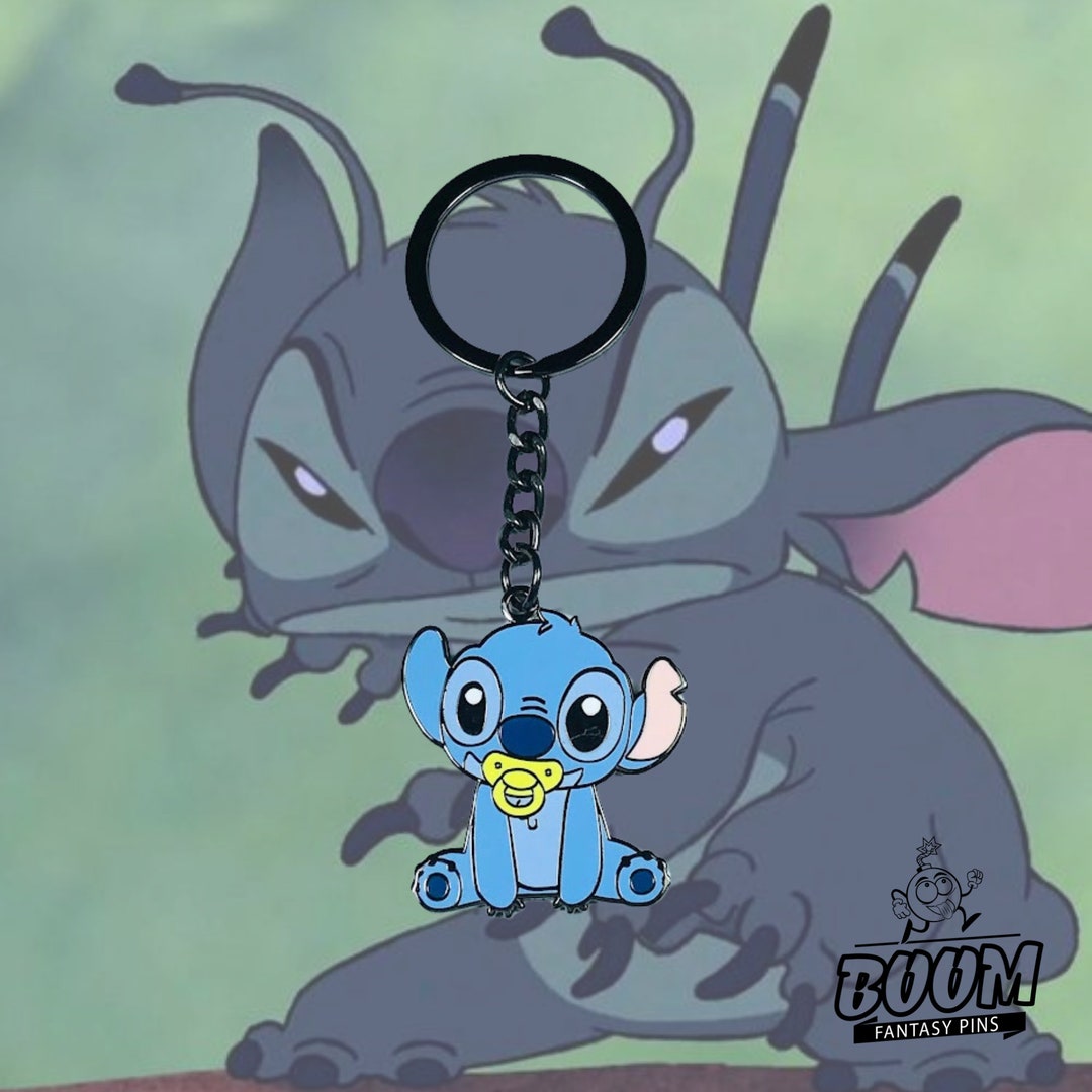 Stitch Keychain, Stitch, Lilo&stitch: Adorable Disney Fantasy Keychains ...