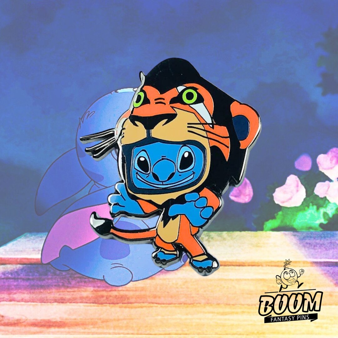 Stitch Pin, Stitch as Scar, Lilo&stitch: Adorable Disney Fantasy Pins ...