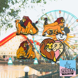 Adorable Collection Simba & Nala Smiles Pin, the Lion King, Disney ...