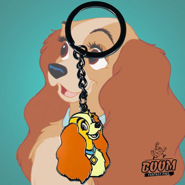 Lady and the Tramp Keychain - Etsy