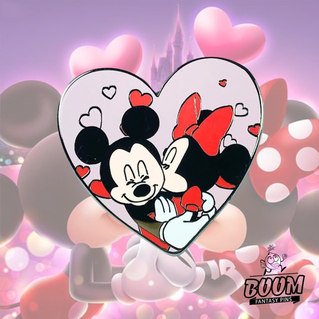 Mickey and Minnie Mouse, Mickey Pin,adorable Disney Fantasy Pins ...