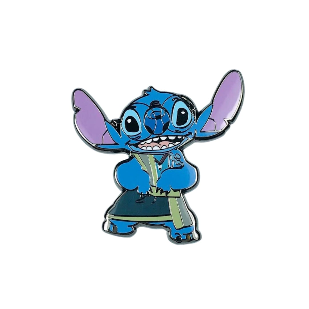 Stitch Milo Thatch Pin, Lilo and Stitch, Disney Fantasy Pins, Milo, His Mischievous Blue Fur and ...