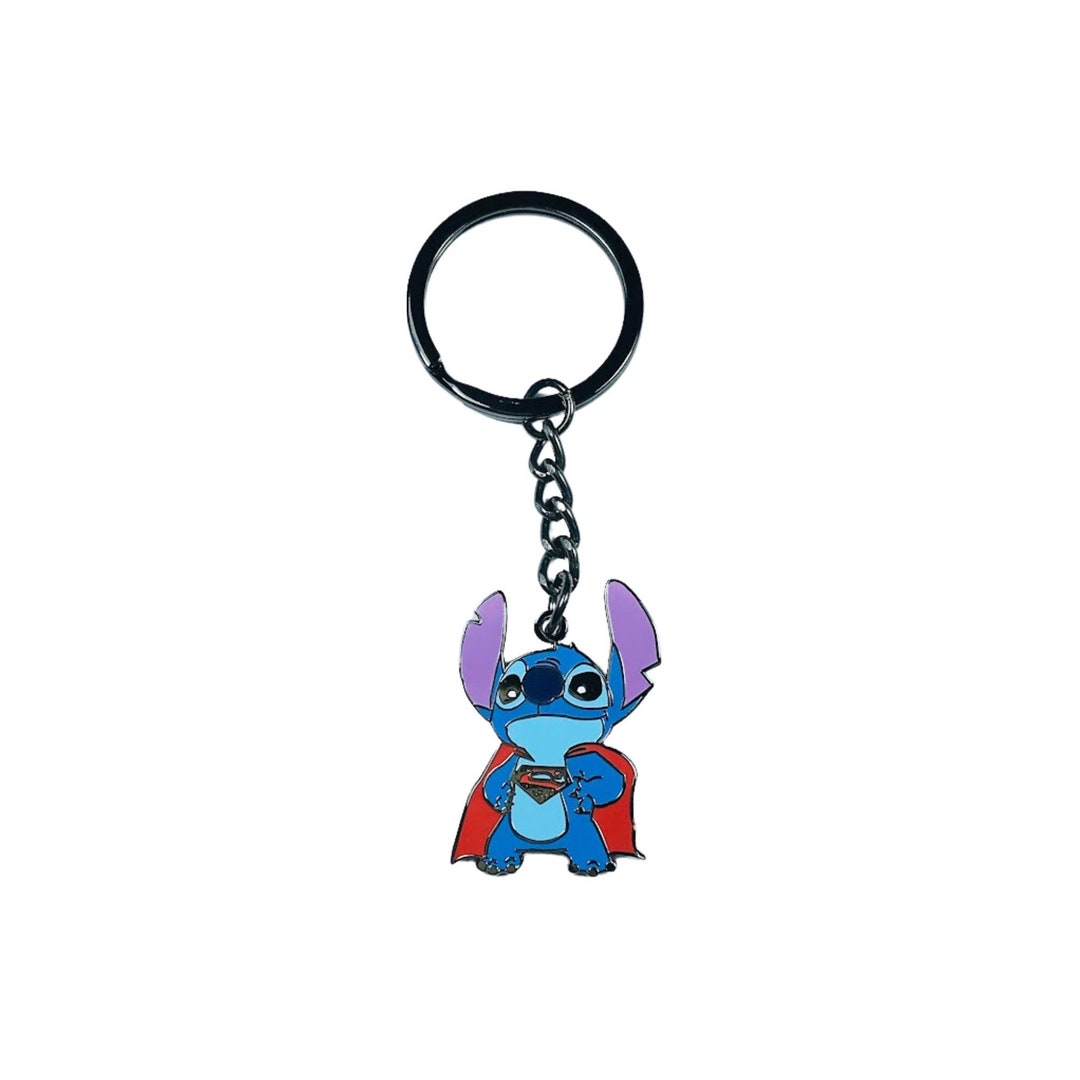 Stitch Keychain, Stitch as Super, Lilo&stitch: Adorable Disney Fantasy ...