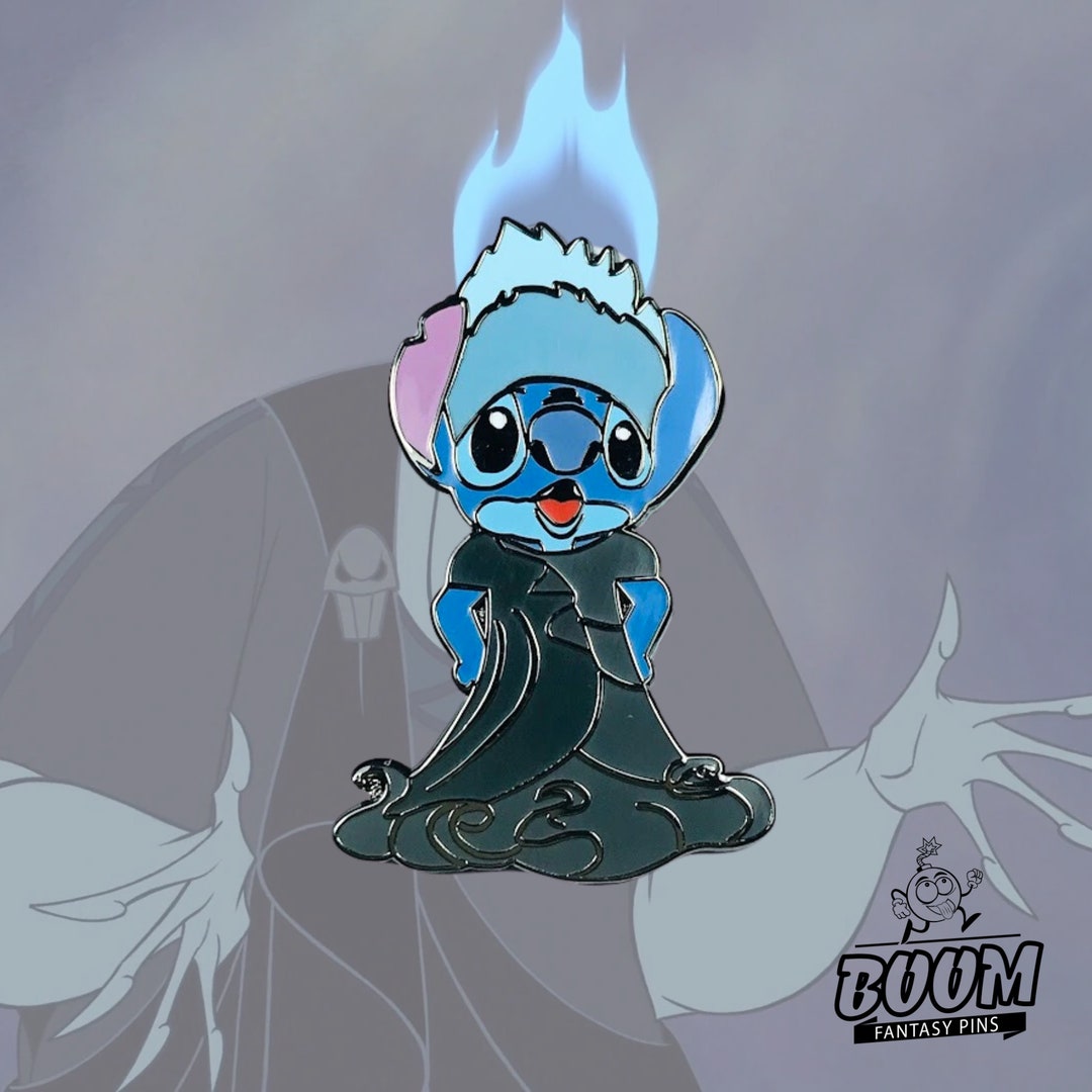 Stitch Pin, Stitch as Hades, Lilo&stitch: Adorable Disney Fantasy Pins ...