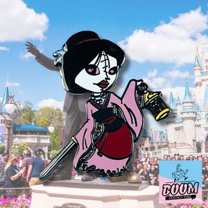 Mulan Zombie Enamel Pin Disney Fantasy Pins Mulan Pin - Etsy