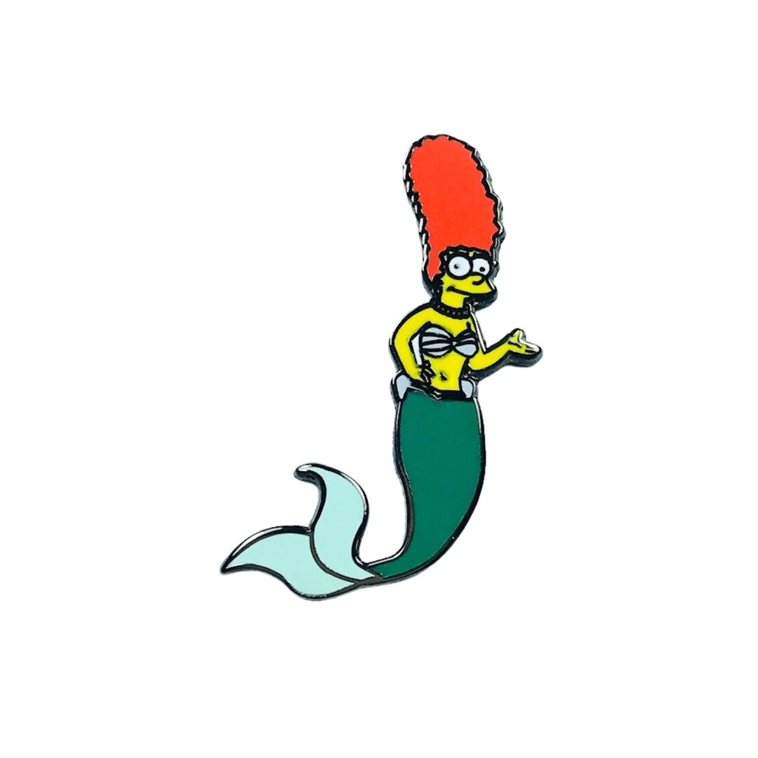Marge Simpsons Pin, the Simpsons Fantasy Pins, Marge Simpson as Ariel ...